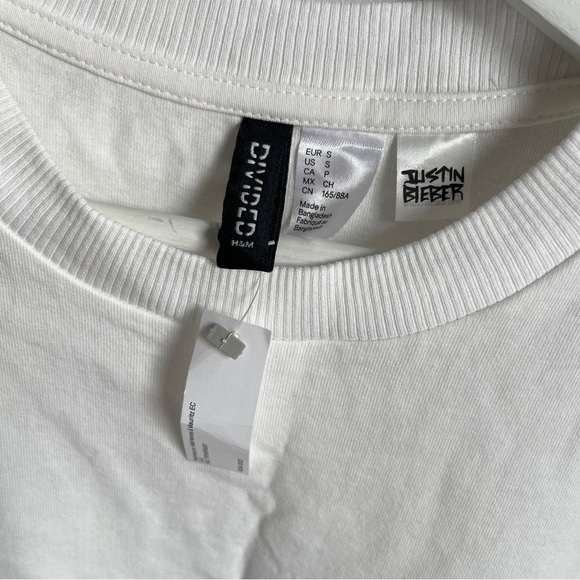H&M | Tops | Rare Hm Divided Justin Bieber Shirt Size S | Poshmark